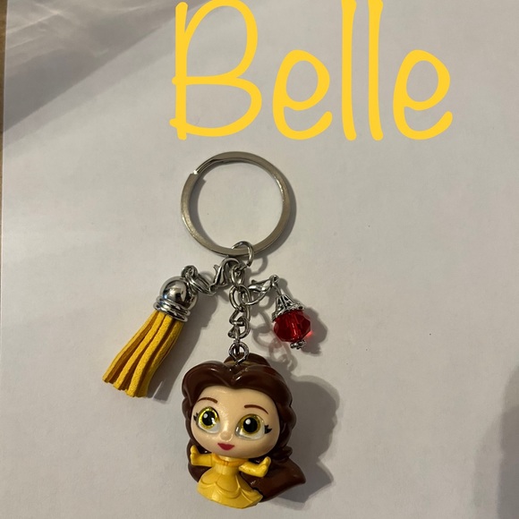 Other | Disney Doorable Series 7 Keychain Of Belle From The Beauty And ...